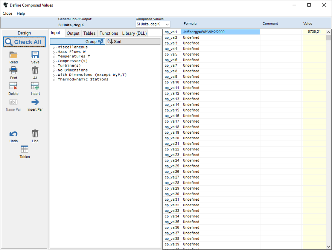 GasTurb - User Interface